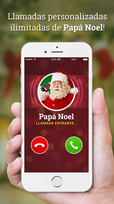 Papá Noel llama por teléfono a tu peque con esta bonita app