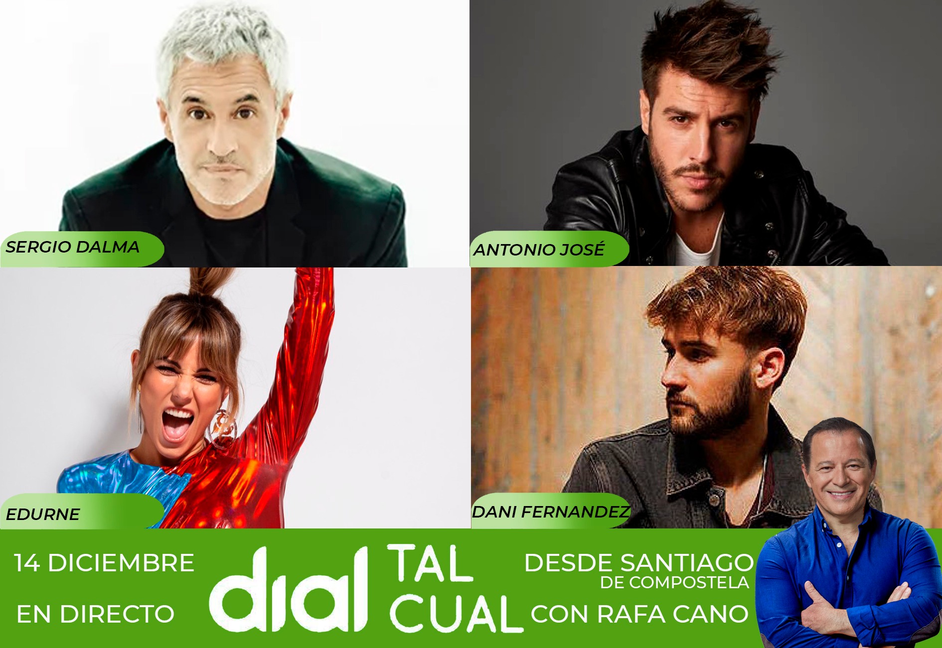 Sergio Dalma, Edurne, Antonio José y Dani Fernández, llenaron Dial Tal ...