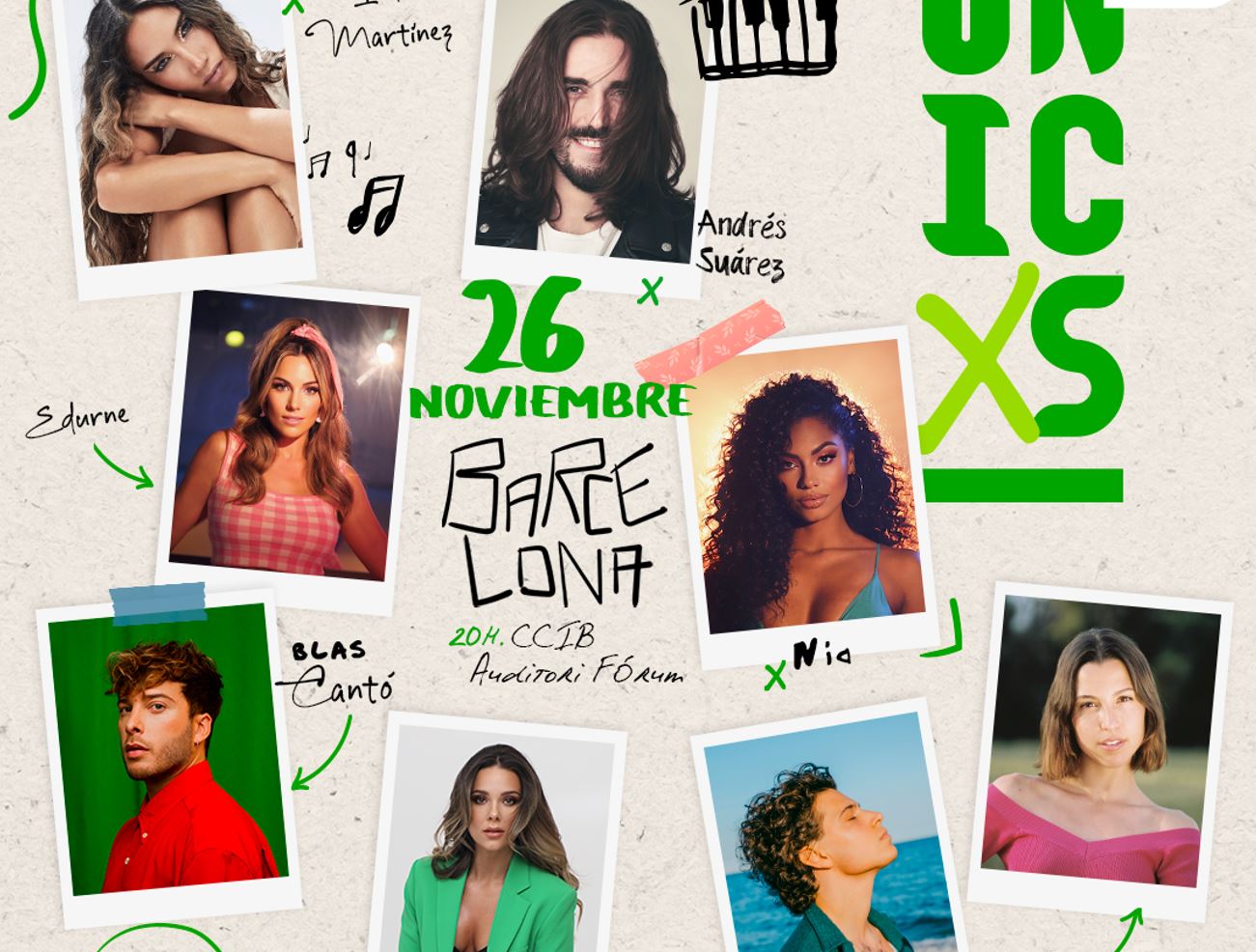 Regresa la serie de conciertos Únicxs: próxima parada, Barcelona - Cadena Dial