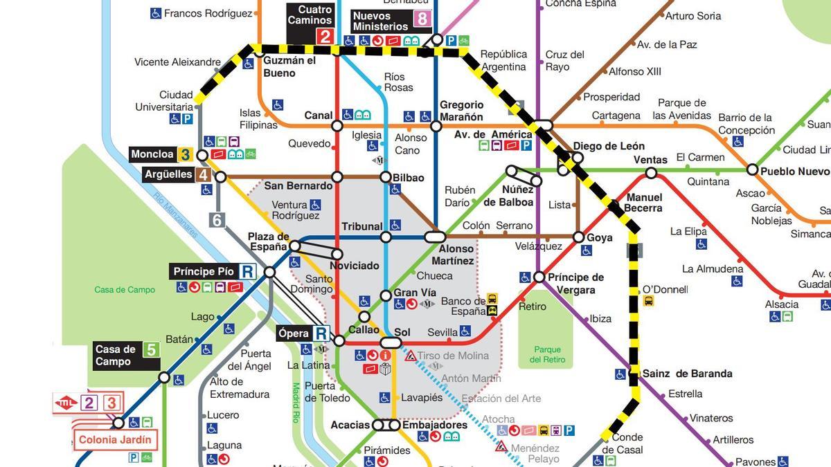 ¿Por qué las líneas del Metro de Madrid tienen estos colores? - Cadena Dial