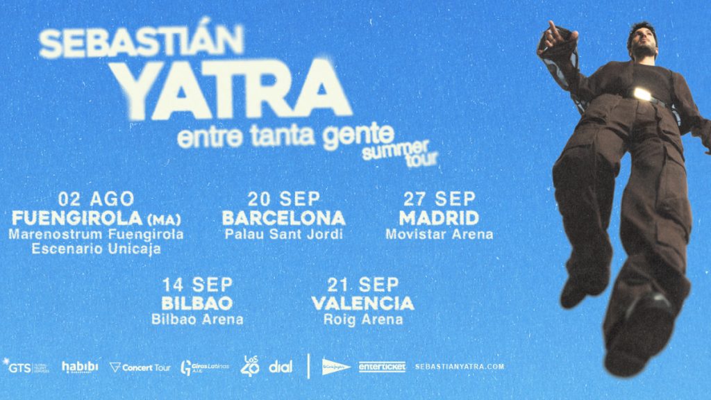 Sebastián Yatra llega a España con 'Entre Tanta Gente Summer Tour ...