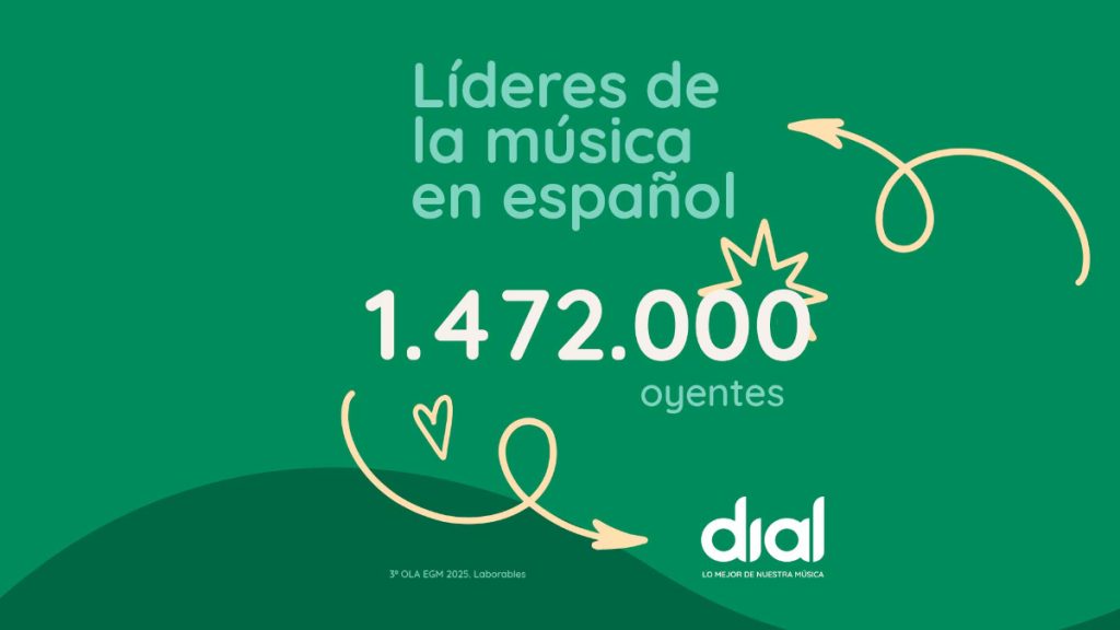 #EGM: En Cadena Dial volvemos a ser los líderes de la música en español ...